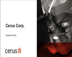 Cerus Corporation - Investor Overview